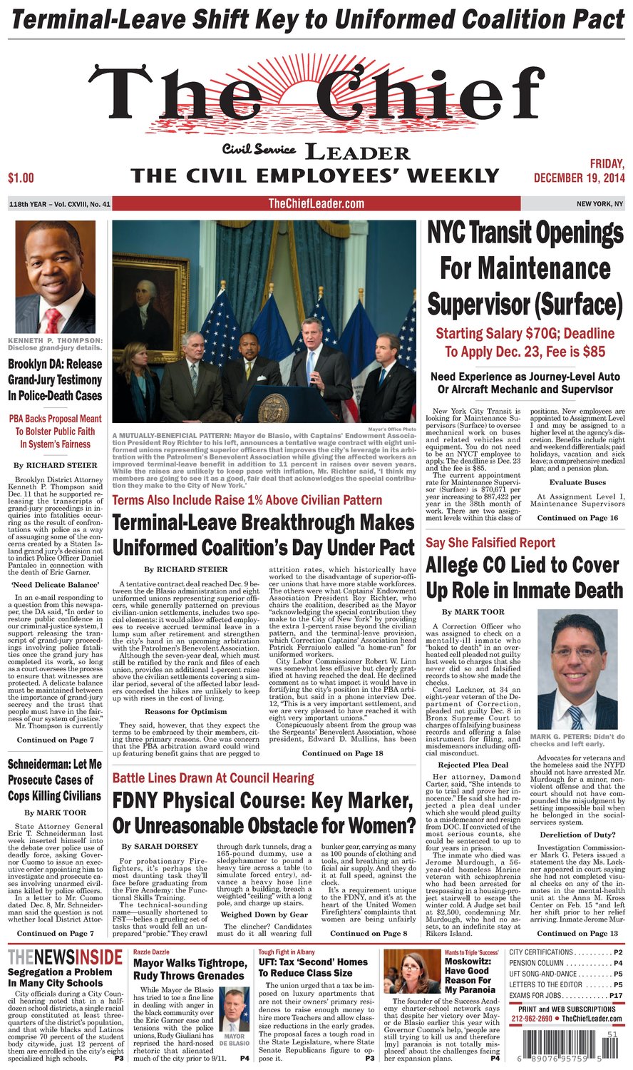 December 19, 2014 - The Chief